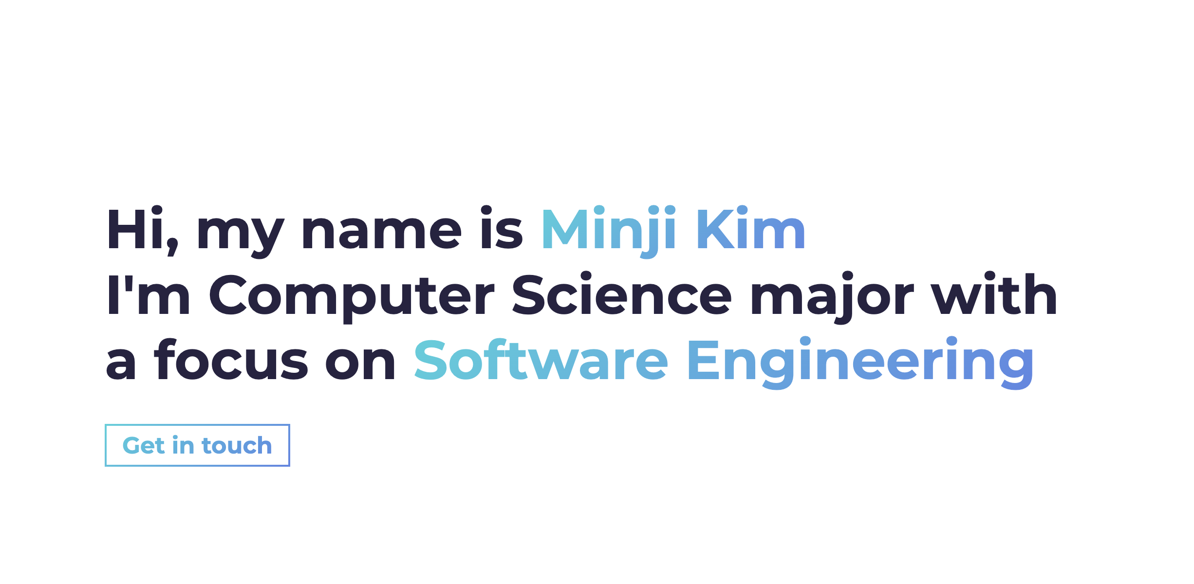 Minji Kim | Software Engineer